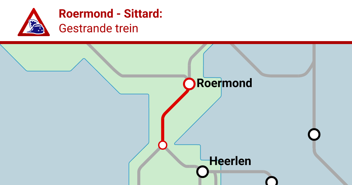 Roermond - Sittard: stranded train (4 September 2025)
